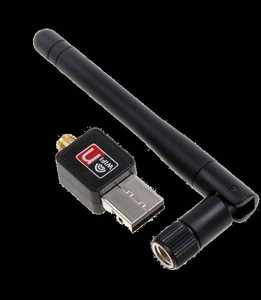 ISO 8007 Wi-Fi adaptér s odnímatelnou anténou USB 300Mbps